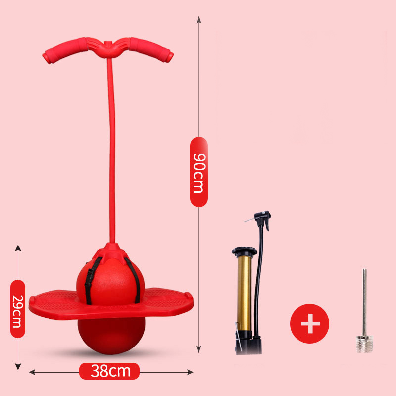 Children indoor and outdoor Exercise sports Jumping bouncing ball with ...