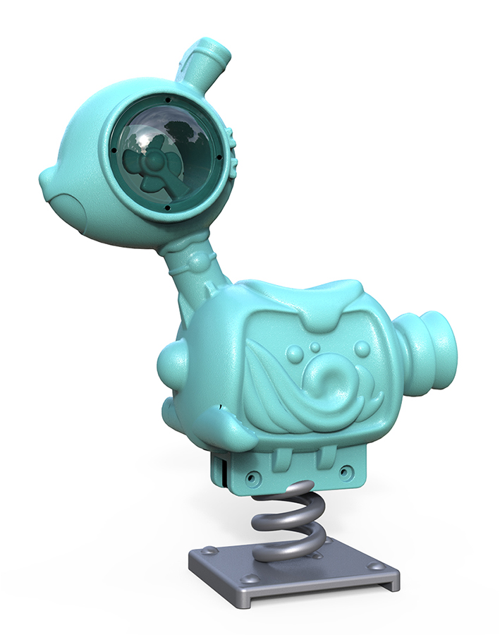 New plastic spring rocking horse - Zhejiang Monle Toys Co.,Ltd