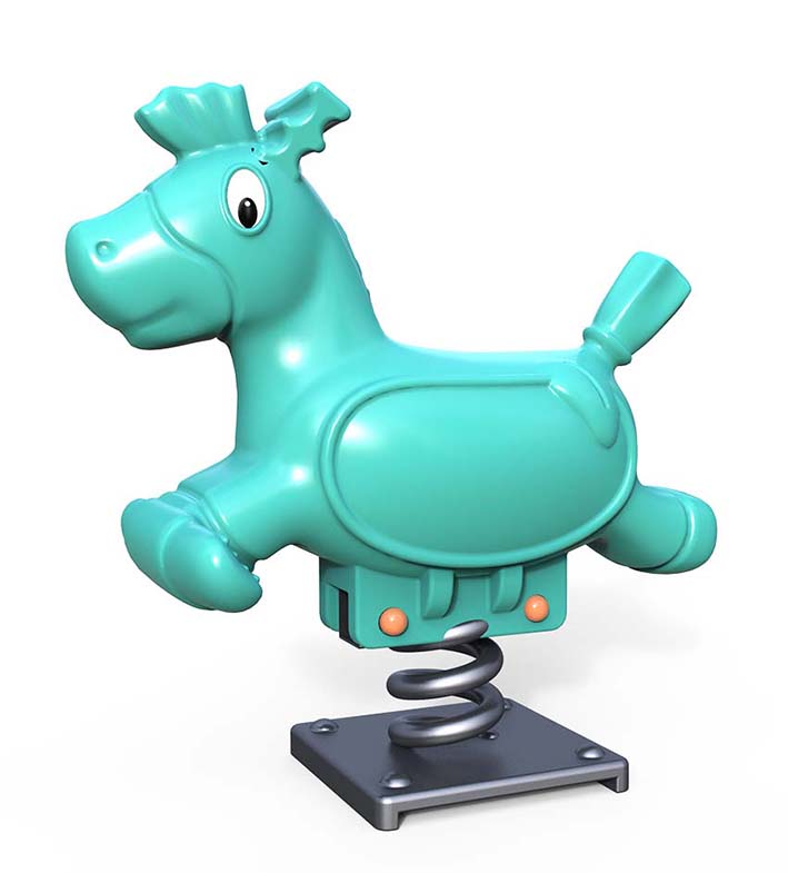 New plastic spring rocking horse - Zhejiang Monle Toys Co.,Ltd