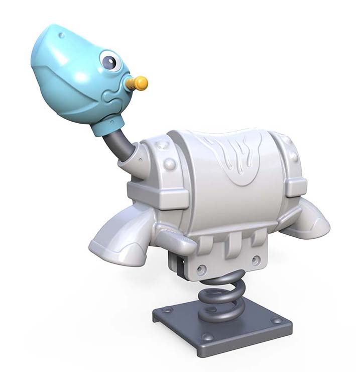 2023 new plastic spring rocking horse - Zhejiang Monle Toys Co.,Ltd