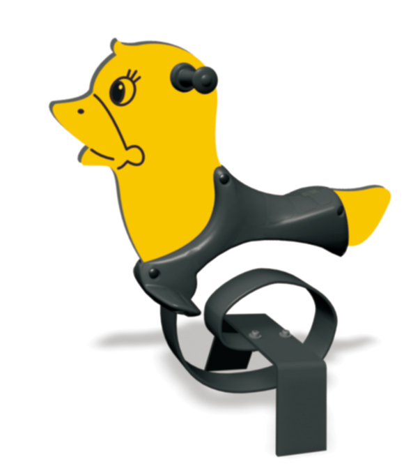 PE plate coil spring plastic rocking horse - Zhejiang Monle Toys Co.,Ltd