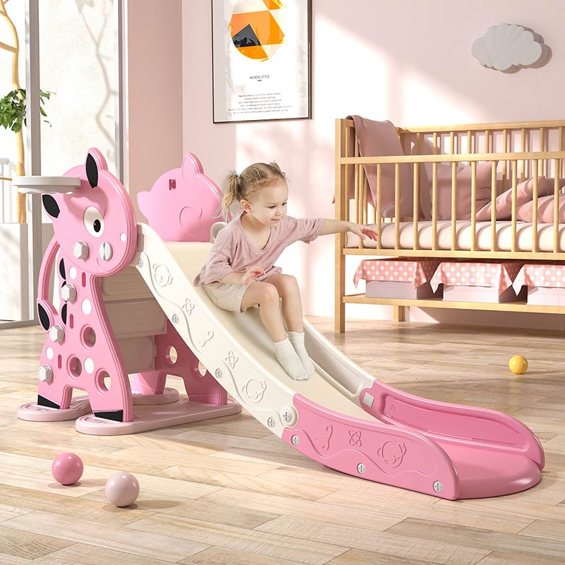 Chidlren plastci slide,Deer single slide,Playground slide,Indoor slide ...