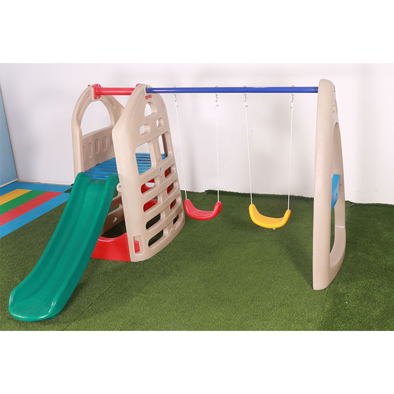Plastic Swing Set With Slide - Zhejiang Monle Toys Co.,Ltd