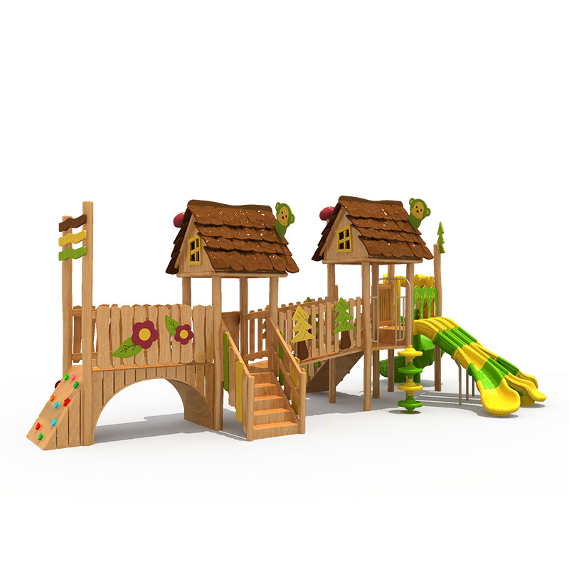 Wooden Castle Playground - Zhejiang Monle Toys Co.,Ltd