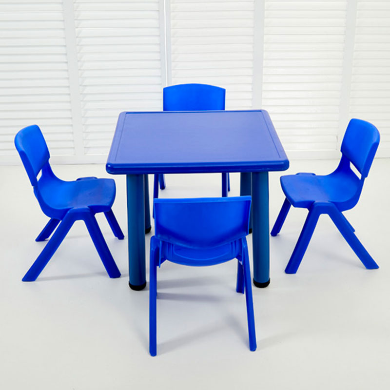 Plastic Square Table For Four - Zhejiang Monle Toys Co.,Ltd